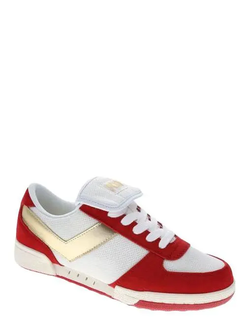 PONY Linebacker Archive Sneakers - White/red