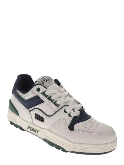 PONY M100 Low Archive Sneakers - Snow White/navy/green