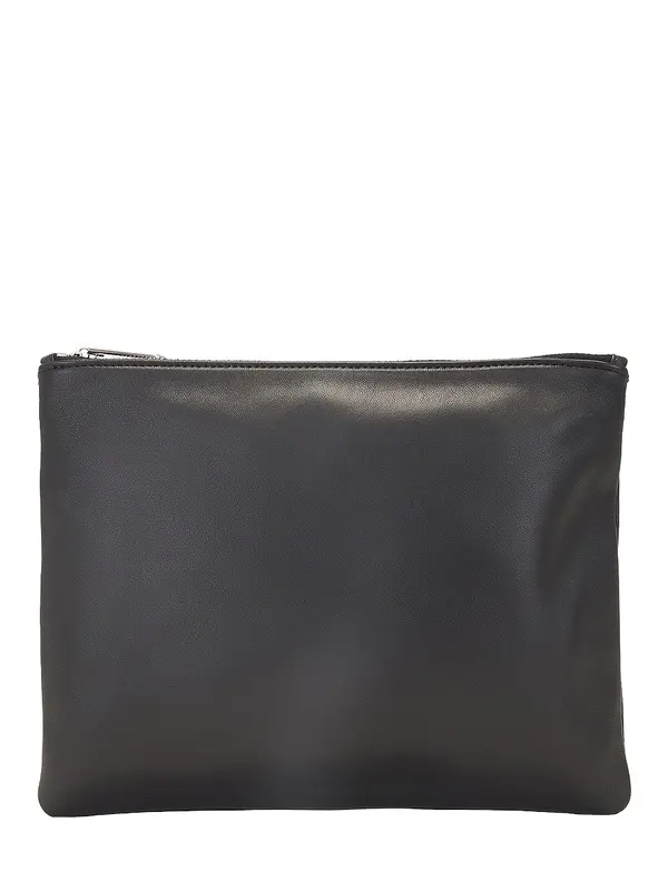 THE ROW Allegra Pouch - Black Ans