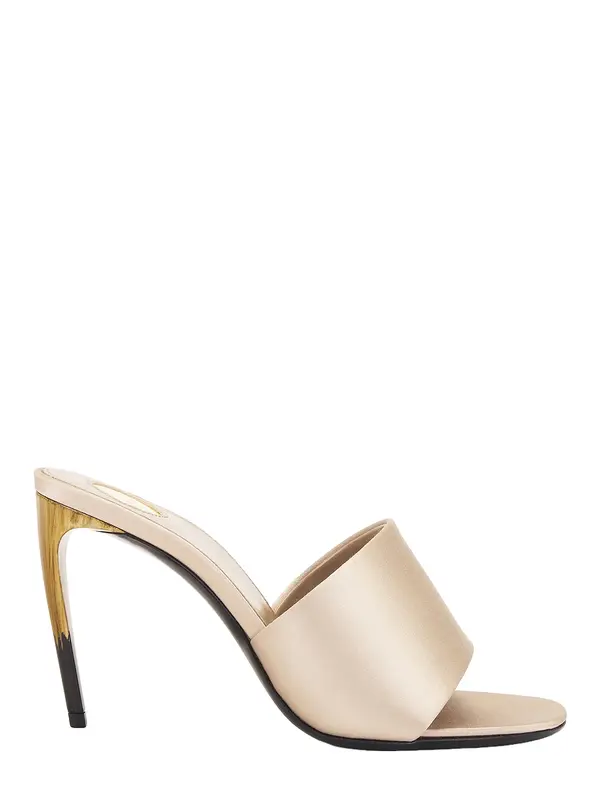 Saint Laurent Bridget Mule - Partridge Pink