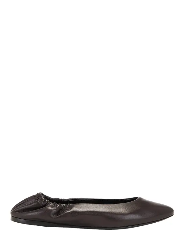 Saint Laurent Mami Flat - Harris Eagle Brown