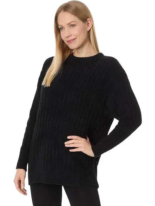 UGG Ribbed Crewneck Pullover Sweater - Black