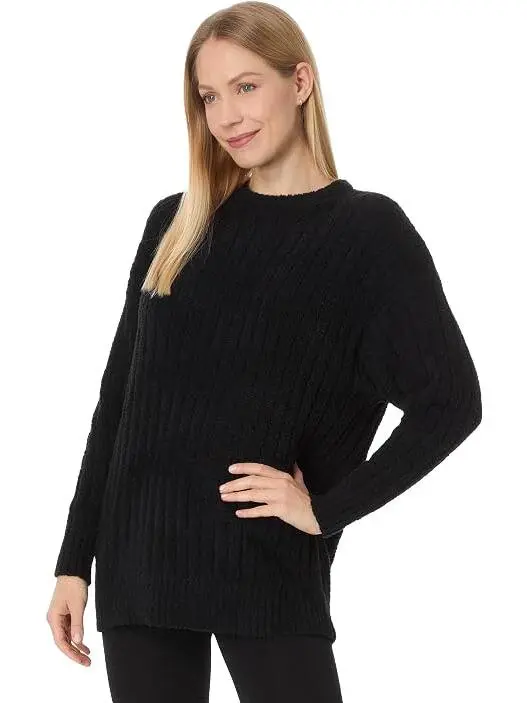 UGG Riz Top Rib Pullover Sweater - Black
