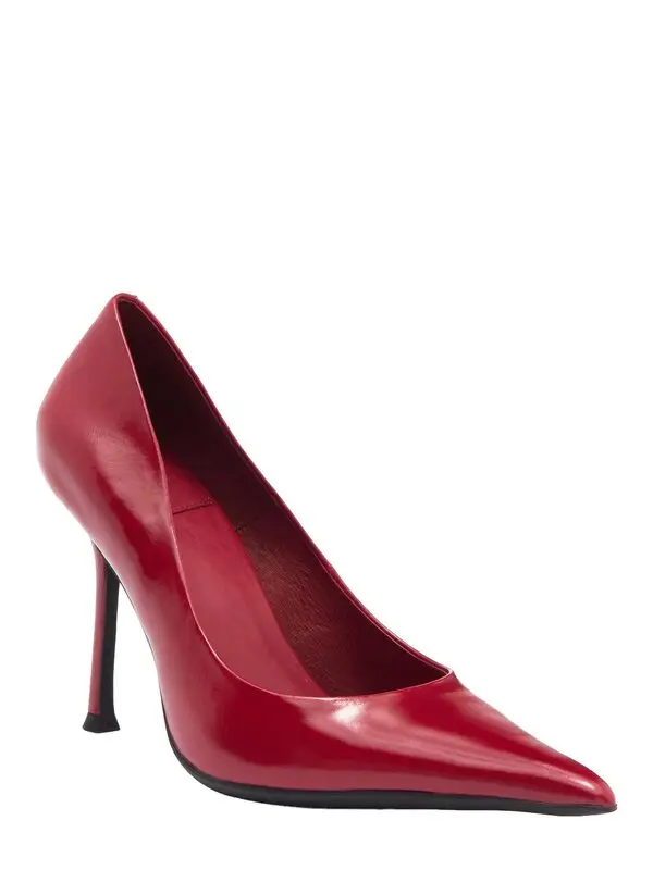Jeffrey Campbell Risktaker Pointed Toe Pump - Red