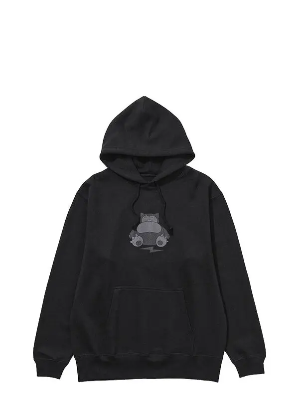 FRAGMENT X Pokemon Snorlax Thunderbolt Project X Sequence Miyashita Park Front Print Hoodie - Black