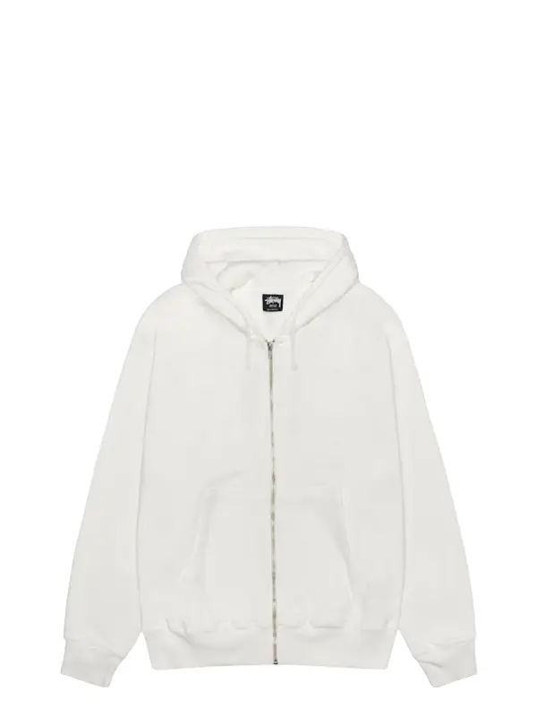 StÜssy Buana Pigment Dyed Zip Hoodie - Natural