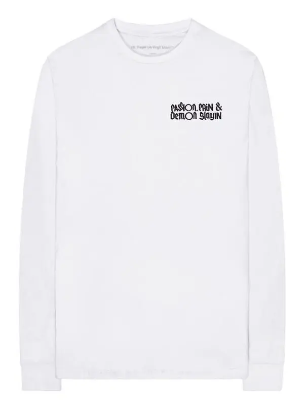 KID CUDI X Virgil Abloh Mr. Rager Iii Longsleeve - White