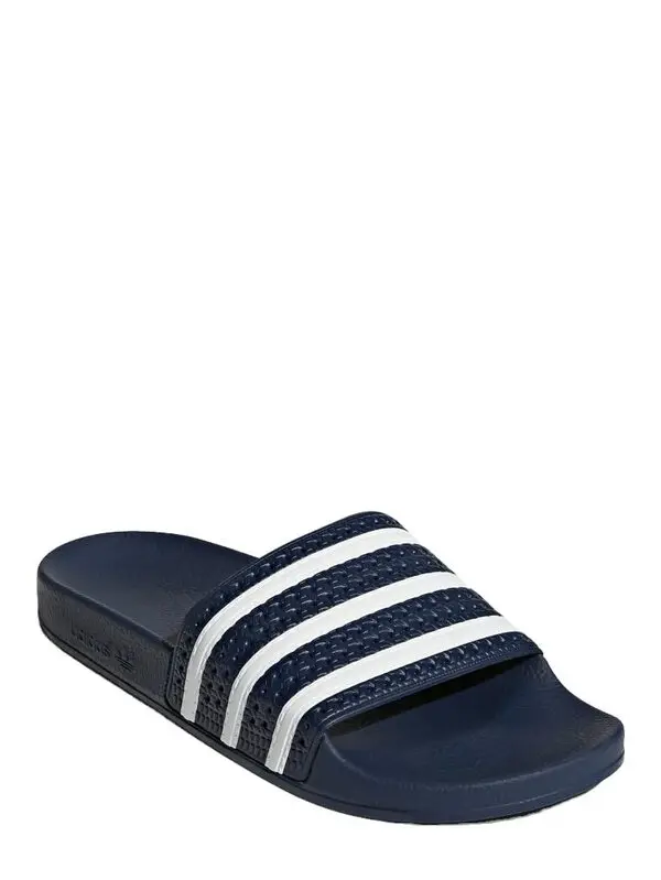Adidas Adilette Slides - Adi Blue / White / Adi Blue