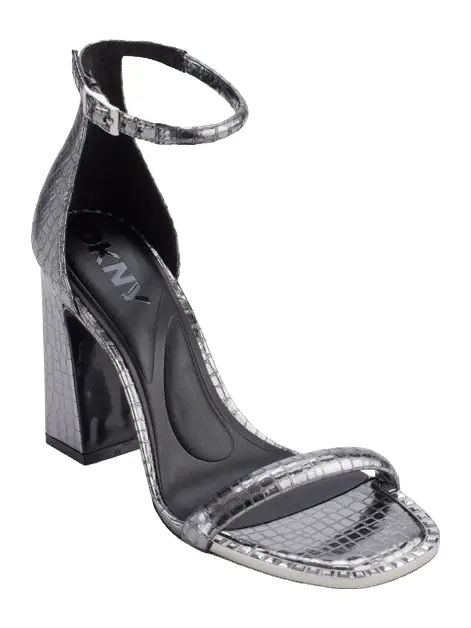 Dkny Waylin Ankle Strap Sandal - Nickel