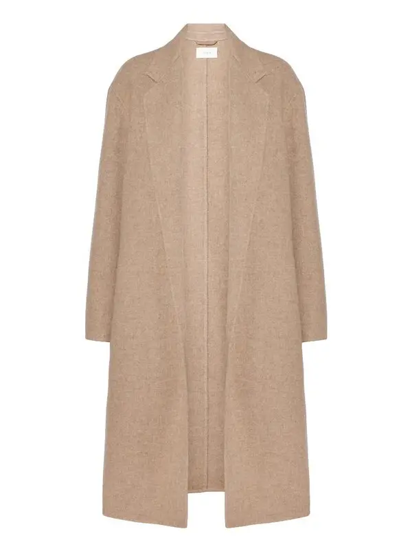 THE ROW Fedra Cashmere And Cotton Coat - Beige
