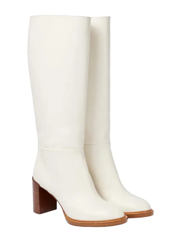 Gabriela Hearst Bocca Knee-high Boots - Neutrals