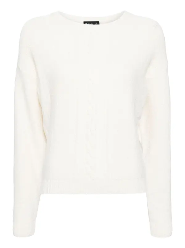 AGNÈS B. Cable-knit Jumper - Neutrals