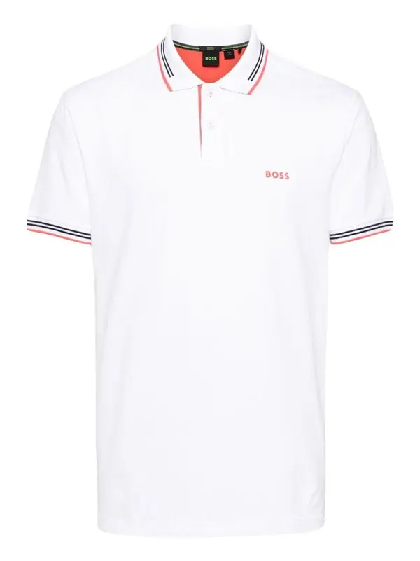 BOSS Paul Polo Shirt - White