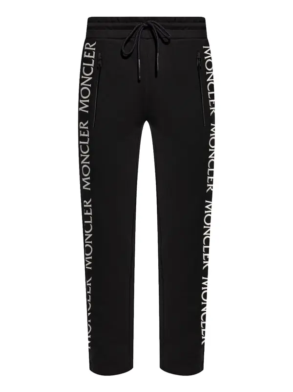 Moncler Logo-embroidered Track Pants - Black