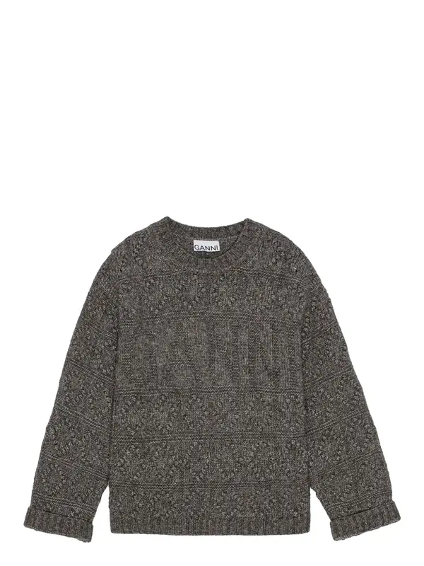GANNI Bubble Jumper - Grey