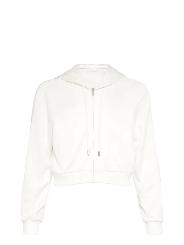 ERES Zip-up Sweatshirt - White