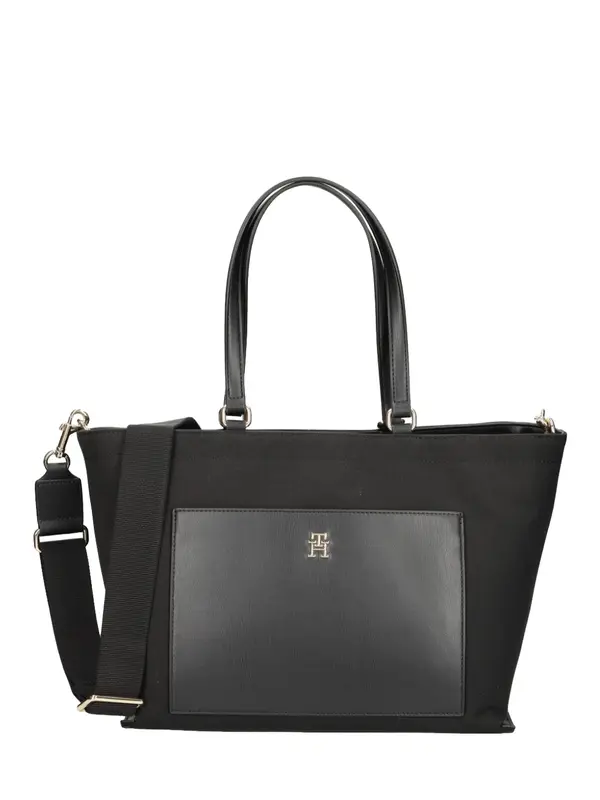 Tommy Hilfiger Logo Tote Bag - Black