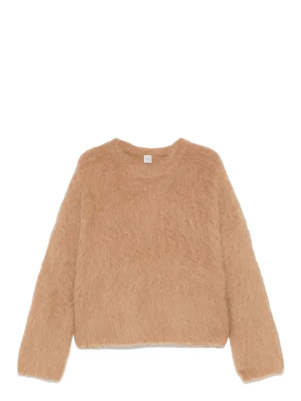 TOTEME Brushed-finish Sweater - Brown