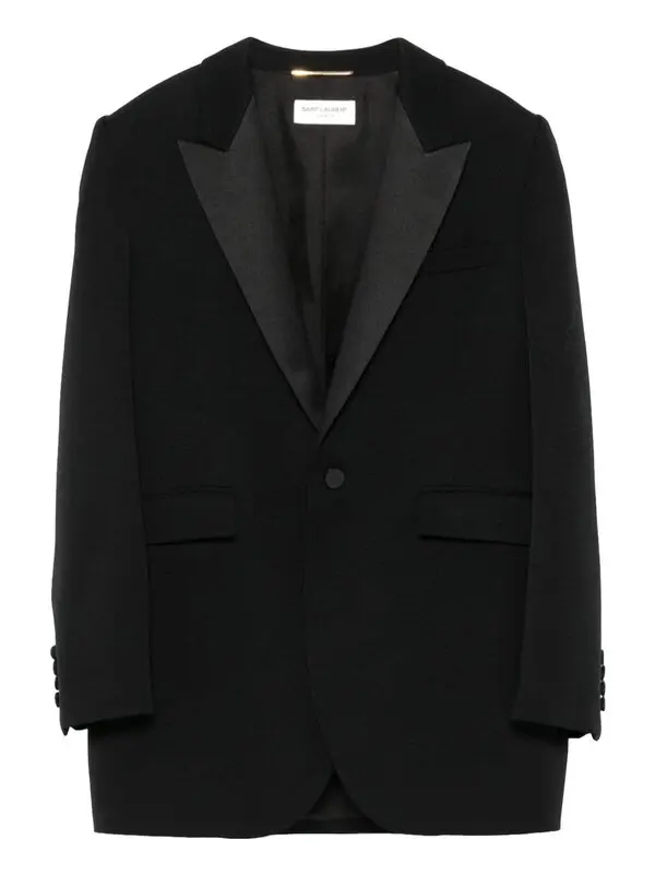 Saint Laurent Tuxedo Blazer - Black