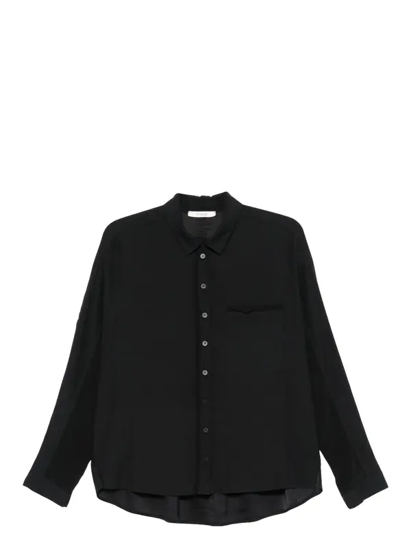 Kristensen Du Nord Satin Shirt - Black