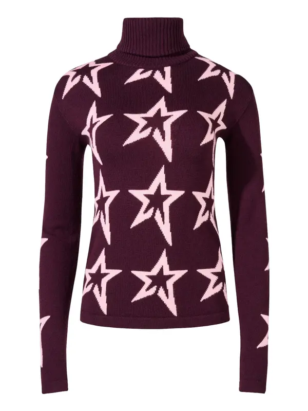 Perfect Moment Star Dust Sweater - Purple