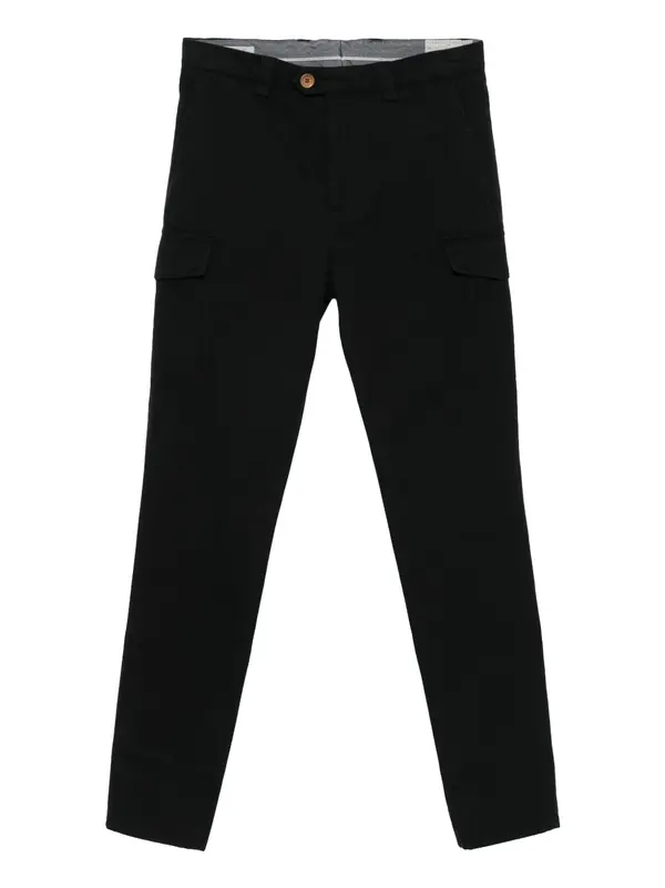 Brunello Cucinelli Cotton Cargo Pants - Black