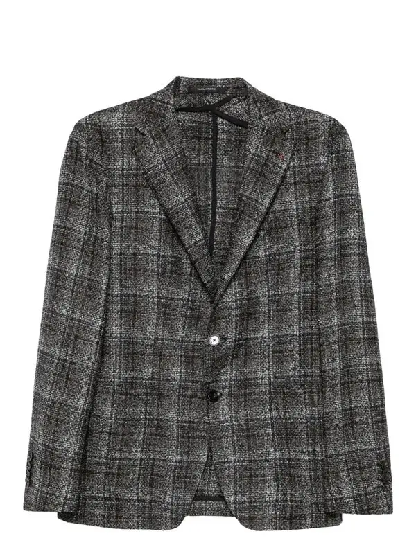 Tagliatore Tweed Blazer - Black