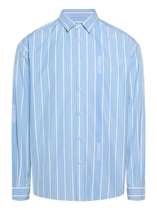 Jacquemus Stripe-pattern Shirt - Blue