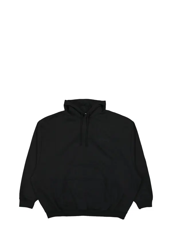 Vetements Logo-embroidered Hoodie - Black