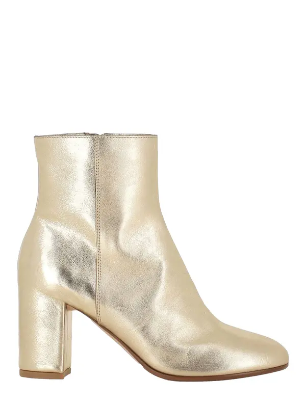 DEL CARLO 80mm Axis Leather Boots - Gold