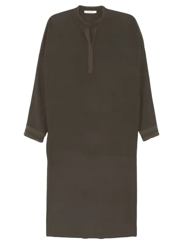 Kristensen Du Nord Satin Shirt Dress - Green