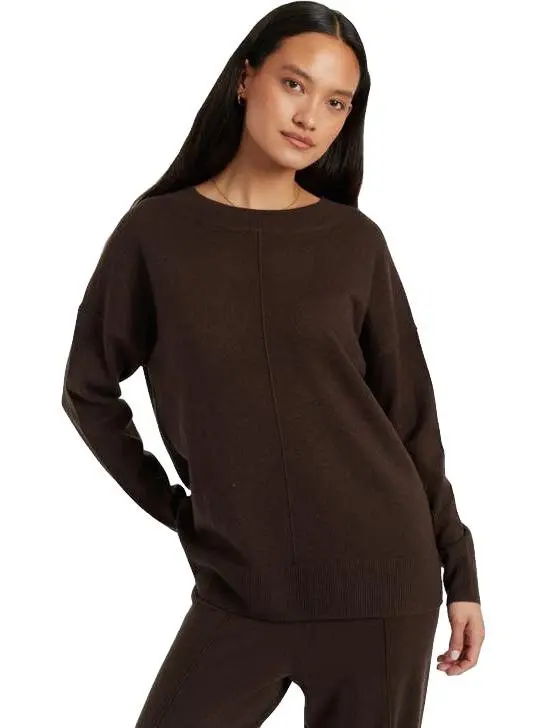 Chinti & Parker Wool-cashmere Relaxed Sweater - Chocolate
