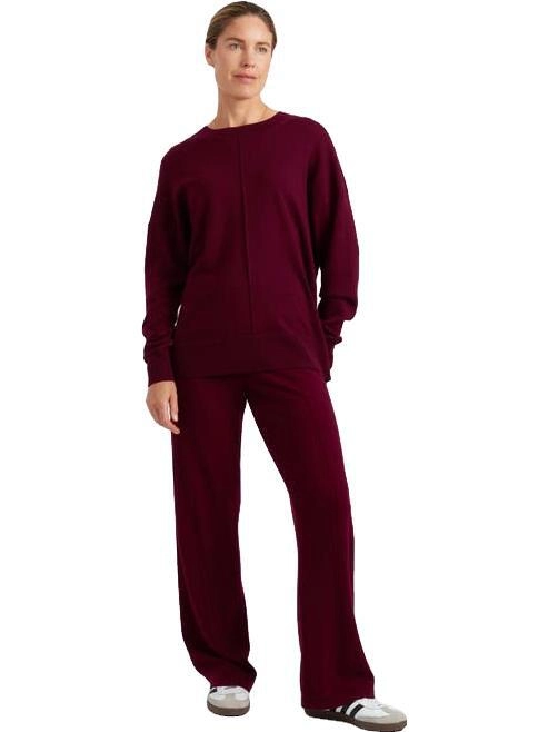 Chinti & Parker Wool & Cashmere Slouchy Sweater - Claret