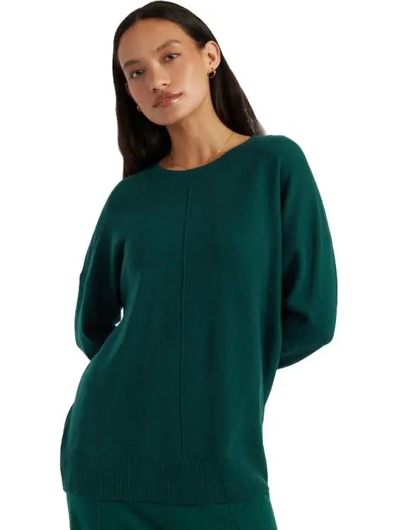 Chinti & Parker Wool-cashmere Relaxed Sweater - Emerald