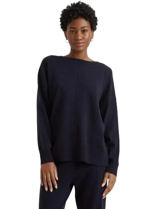 Chinti & Parker Wool-cashmere Relaxed Sweater - Navy