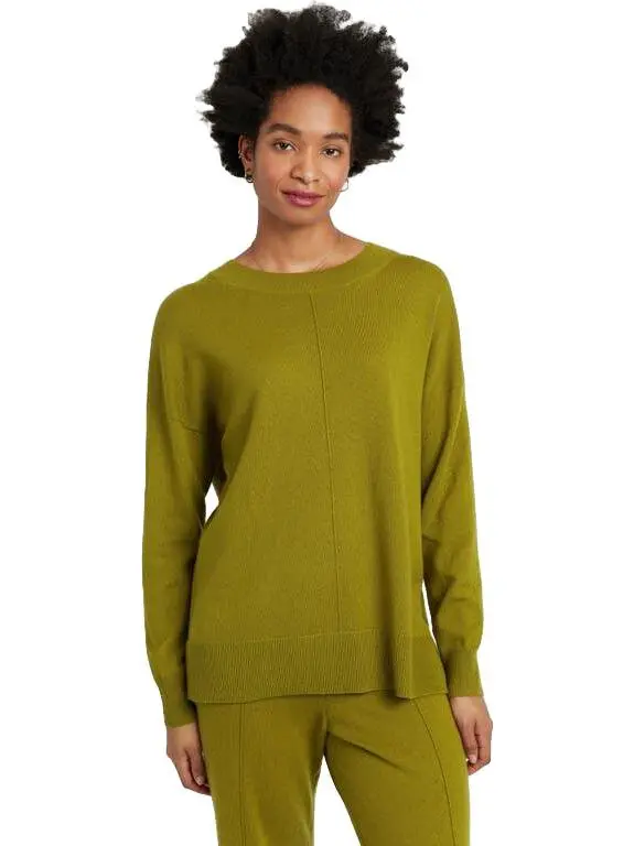 Chinti & Parker Wool-cashmere Relaxed Sweater - Olive
