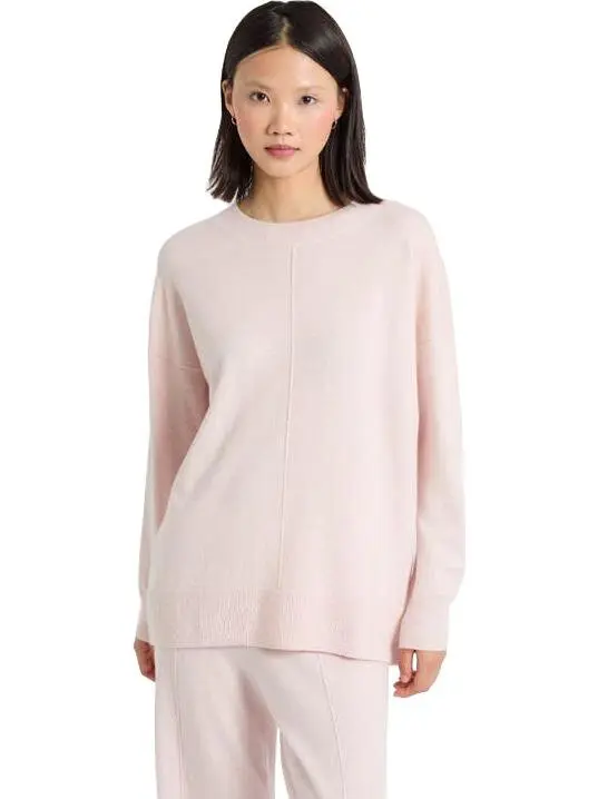 Chinti & Parker Wool-cashmere Relaxed Sweater - Pink Melange