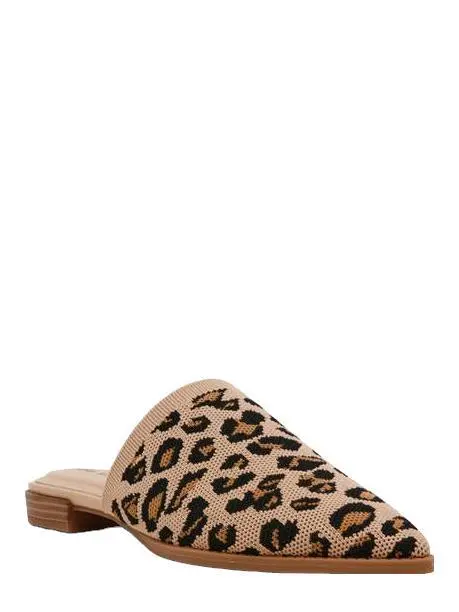 Anne Klein Vassar Mule - Leopard Knit