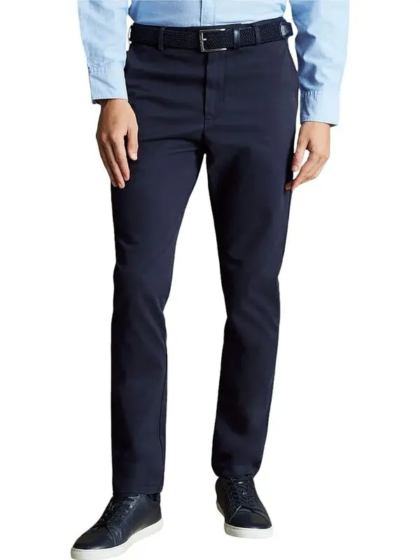 CHARLES TYRWHITT Slim Fit Ultimate Non-iron Chino - French Navy
