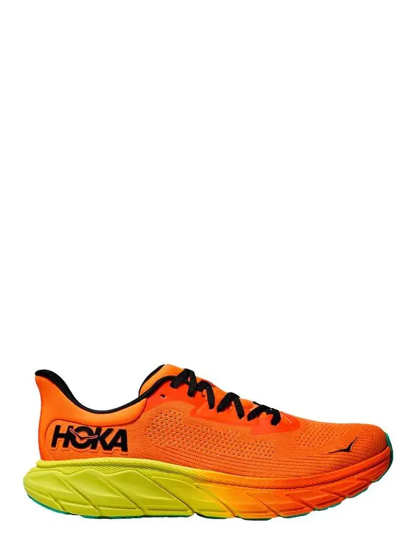 Hoka One One Arahi 7in - Electric Tangerine/black