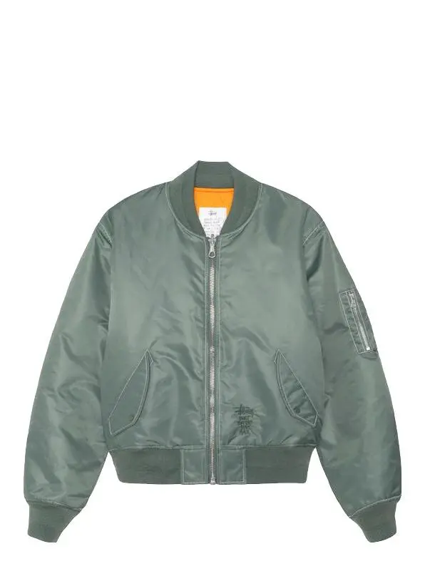 StÜssy Reversible Bomber Jacket - Green