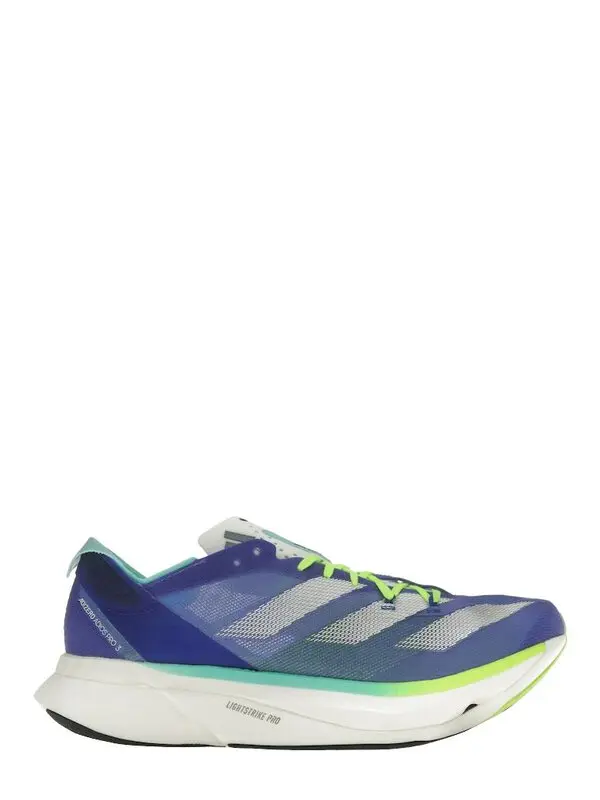 Adidas Adizero Adios Pro 3 Sneakers - Cobalt Blue/zero Metalic/lucid Lemon
