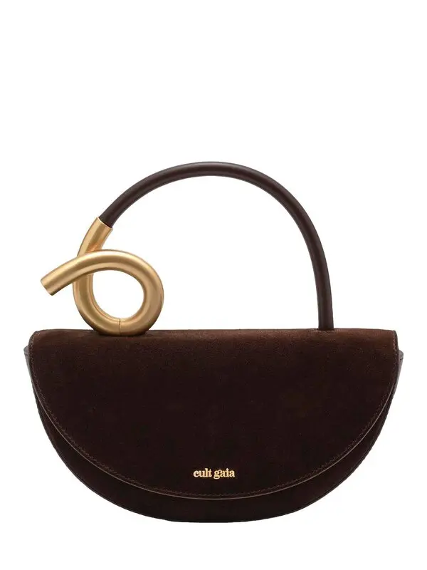 Cult Gaia Azariah Top Handle Bag - Dark Java