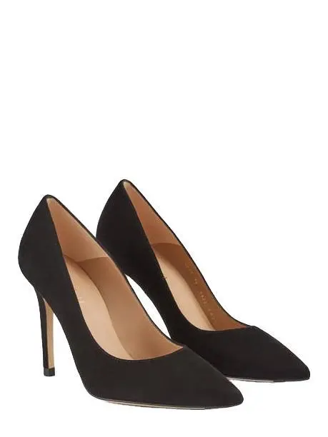 LK BENNETT Fern Pointed Toe Pump - Black