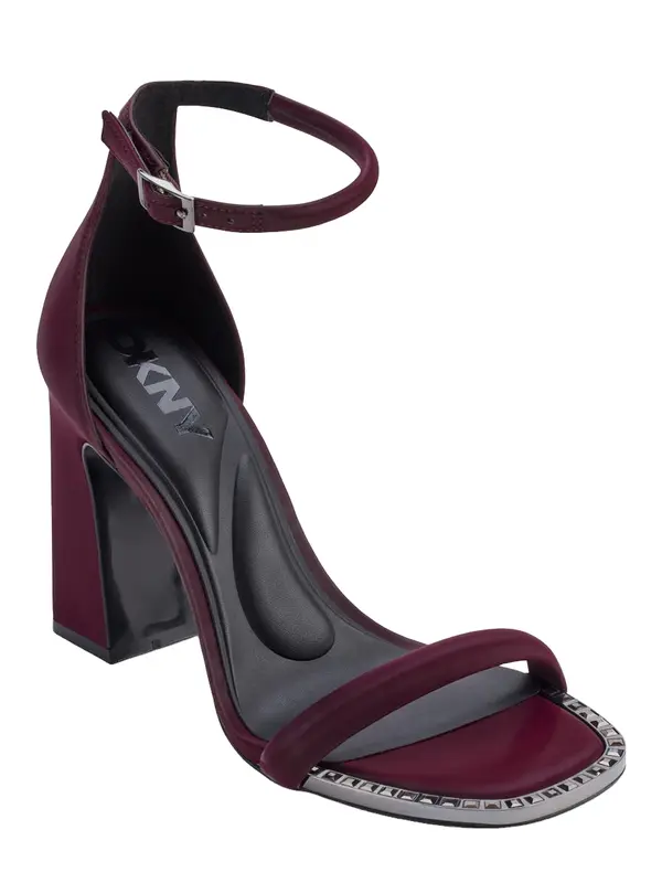 Dkny Waylin Ankle Strap Sandal - Wine