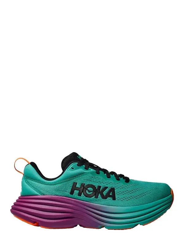Hoka One One Bondi Sneakers - Electric Aqua/black