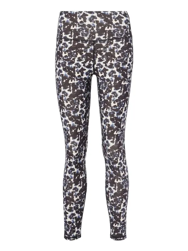 Varley Printed High-rise Leggings - Blue