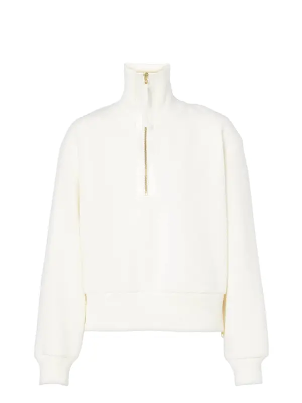 Varley Roselle Fleece Sweatshirt - White