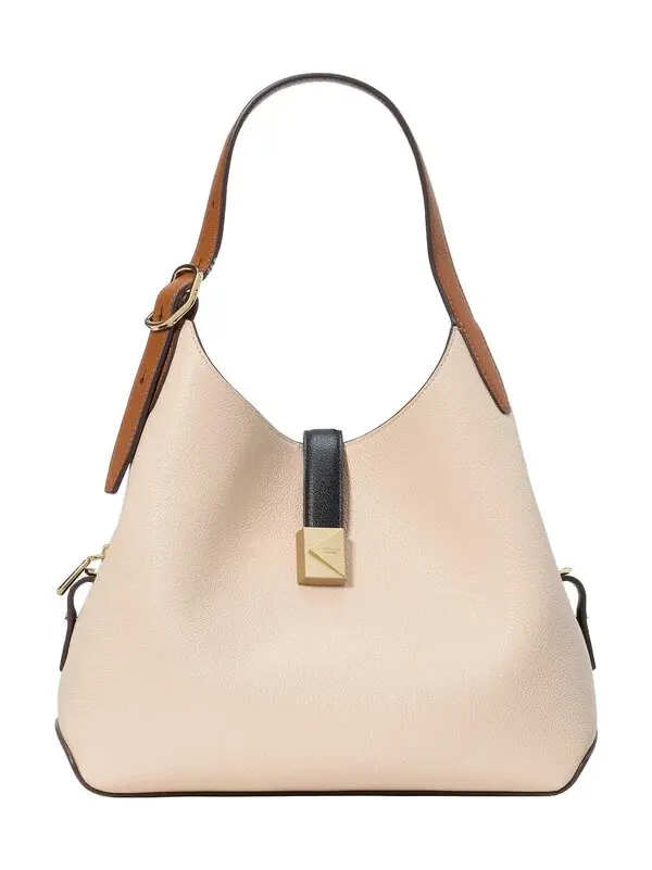 Kate Spade New York Deco Pebbled Leather Shoulder Bag - Milk Glass Multi