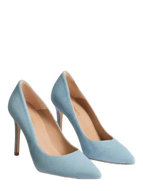 LK BENNETT Fern Pointed Toe Pump - Blue